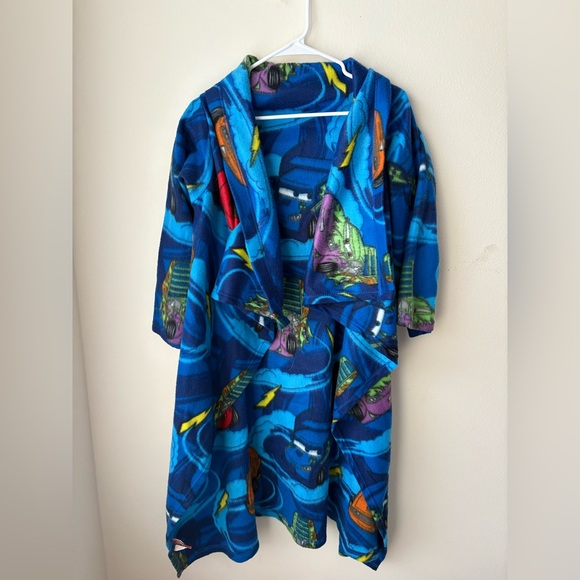 Disney | Pajamas | Vintage Disney Pixar Cars Fleece Robe Size Ml | Poshmark